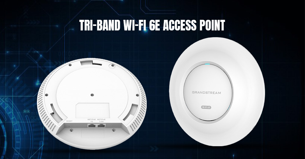 Grandstream GWN7665 Tri-Band Wi-Fi 6E Access Point