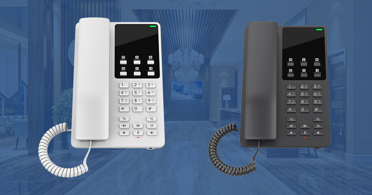 Grandstream GHP620W & GHP621W Compact Hotel IP Phones